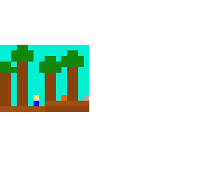Pixel art the giant tree taiga | Minecraft Skin