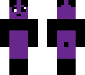 Purple derp panda | Minecraft Skin