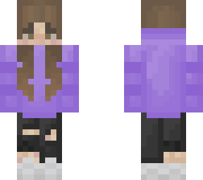 purple hoodie | Minecraft Skin