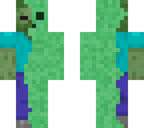 Minecraft Zombie Skin Template