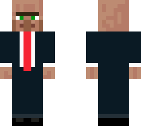 Villager In A Suit | Minecraft Skins