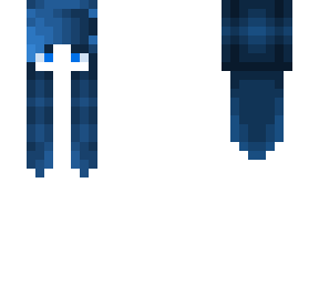 blue hair base | Minecraft Skin