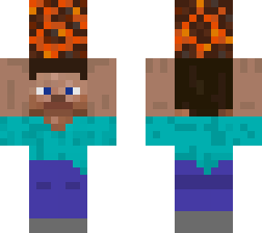 Magma head | Minecraft Skin