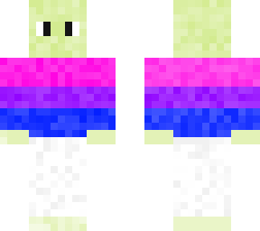 Pride Series: Frog with B! Flag Sweater | Minecraft Skin