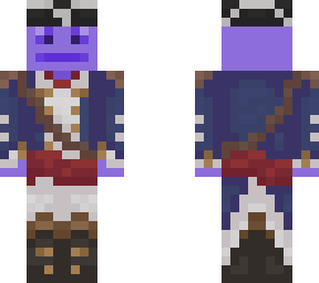 purple blob in lmanburg uniform | Minecraft Skin