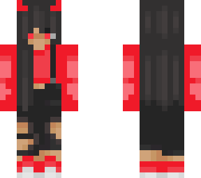 Red Devil Girl | Minecraft Skin