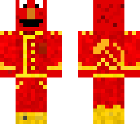 Soviet Elmo(fixed) | Minecraft Skin