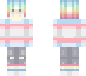 A boy with rainbow hair and a pride flag sweater for Pride Month ...