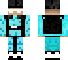 aqua attacker | Minecraft Skin