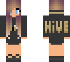 Hive girl skin | Minecraft Skin