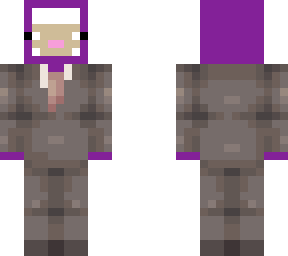 purple suit skin | Minecraft Skin