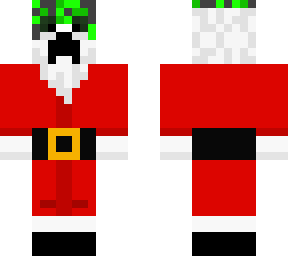 Santa Creeper | Minecraft Skin