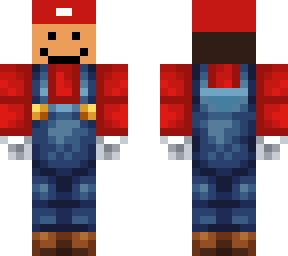 Spooper Mario Skin | Minecraft Skin