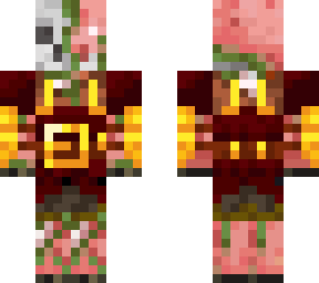 Armored Zombie-Piglin from Minecraft Dungeons | Minecraft Skin