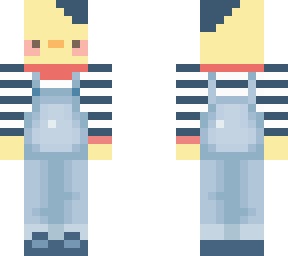 blue baguette chicken with hidden bathing suit | Minecraft Skin