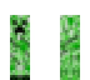 Minecraft Creeper Texture Template