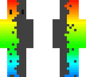 Rainbow Explosion | Minecraft Skin