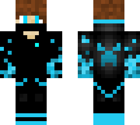 Realistic Blue Gamer Boy! | Minecraft Skin