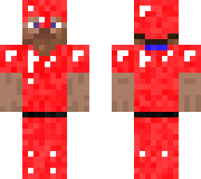 Steve with ruby | Minecraft Skin