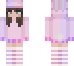Cotton Candy Bunny | Minecraft Skin