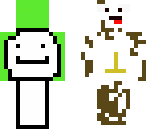 dream and poop derp | Minecraft Skin