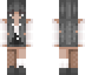 Poc Cute Girl Elf Elfgirl Cottagecore Black Minecraft Skins