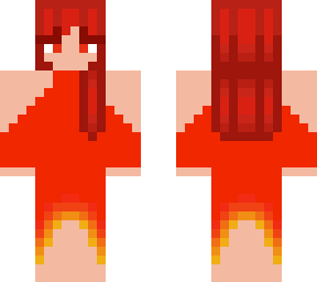 Fire Spirit (Human Form) | Minecraft Skin