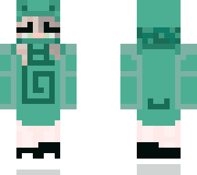karl jacobs frog skin (female) (edit) | Minecraft Skin