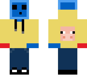 niebieski slime | Minecraft Skin