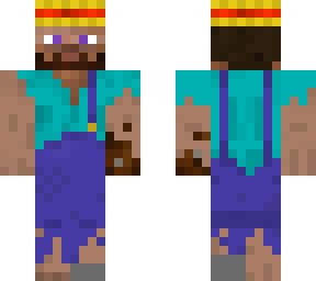 Stranded Farmer Steve (Updated) (again) | Minecraft Skin