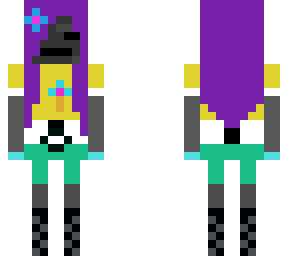 Minecraft Wither Skeleton Girl Skin