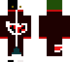 Zetsu Akatsuki. | Minecraft Skin