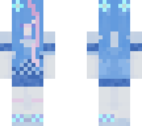 blue cute girl | Minecraft Skin