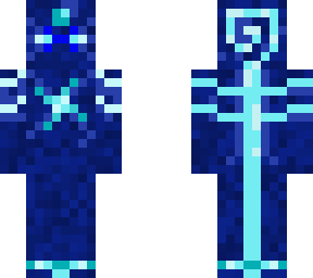 blue galaxy god | Minecraft Skin