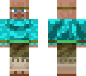 Blue Savanna Villager | Minecraft Skin