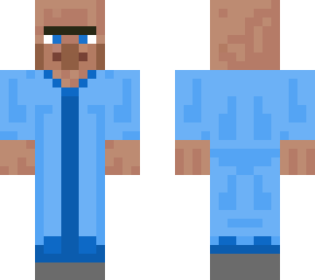 Blue Villager 3.0 | Minecraft Skin