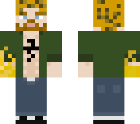 Danny Rand (iron fist) | Minecraft Skin