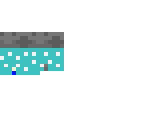 Pixel art the snow storm | Minecraft Skin