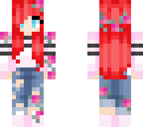 Rose Girl | Minecraft Skin
