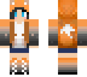 Vixie's edit of Fox Girl Skin | Minecraft Skin
