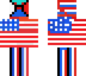American flag | Minecraft Skin