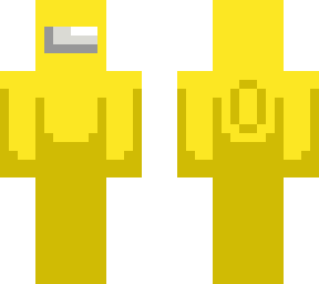 Among Us Yellow Crewmate | Minecraft Skin