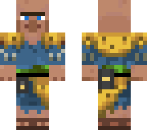 Blue Villager 2.0 | Minecraft Skin