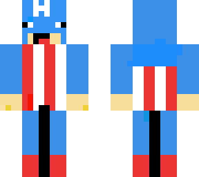captain America NOOB | Minecraft Skin