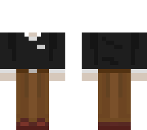 Collared Sweater with Khaki Pants Base | Minecraft Skin