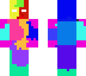Colour man | Minecraft Skin