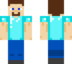 Diamond Chest plate Steve | Minecraft Skin