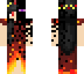 nether queen enderman | Minecraft Skin