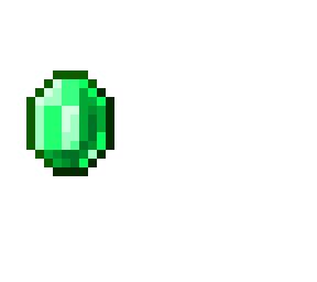 Pixel art emerald | Minecraft Skin