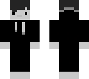 Shadow 8-Bit Person | Minecraft Skin